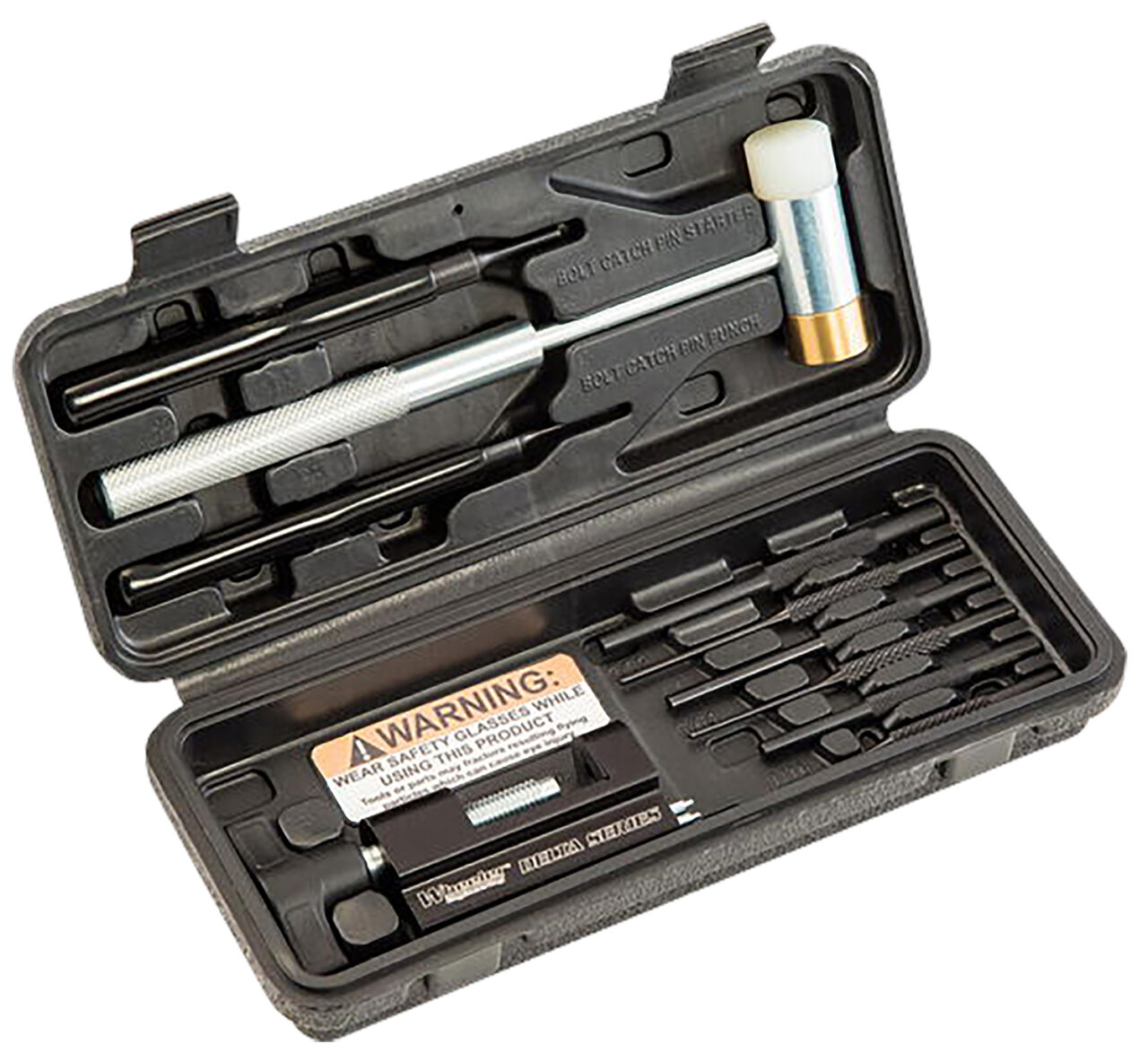 Wheeler 952636 AR15 Hammer & Roll Pin Punch Set Black Steel AR Platform ...