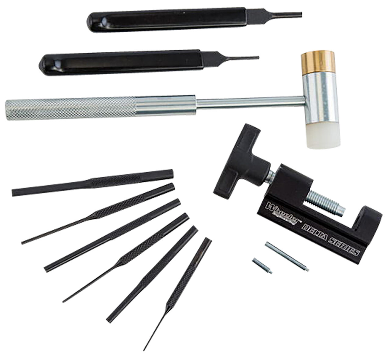 Wheeler 952636 AR15 Hammer & Roll Pin Punch Set Black Steel AR Platform ...