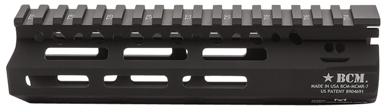 BCM MCMR7556BLK BCMGunfighter MCMR 7" M-LOK, Free-Floating Style Made ...