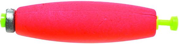 EAGLE CLAW CIGAR FOAM FLOAT 3in 50bg SNAP-ON WEIGHTED - BackForty Outdoors